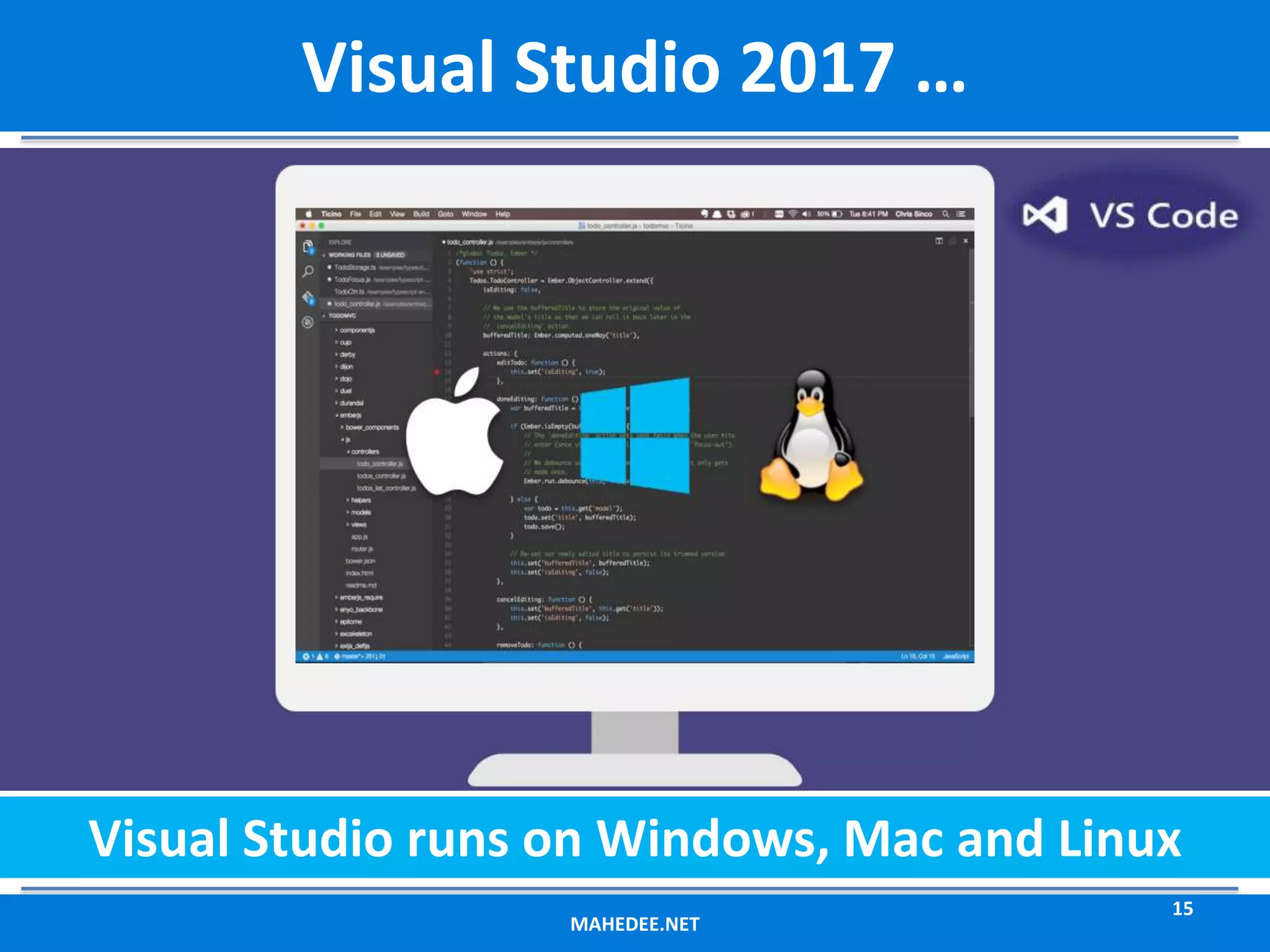 Exciting features in visual studio 2017 | PPSX | Operating Systems ...
