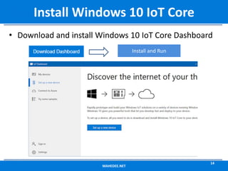 Introduction to Windows 10 IoT Core | PPTX