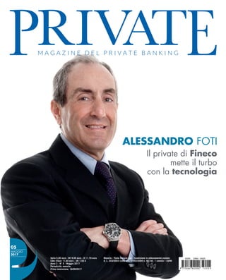 Cover Story di Alessandro Foti per il mensile Private | PDF