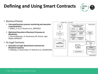 Blockchains and Smart Contracts: Architecture Design and Model-Driven Development | PPTX