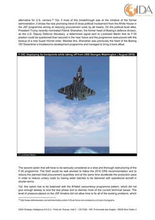 Programme Analysis - JSF F-35 from Lockheed Martin | PDF