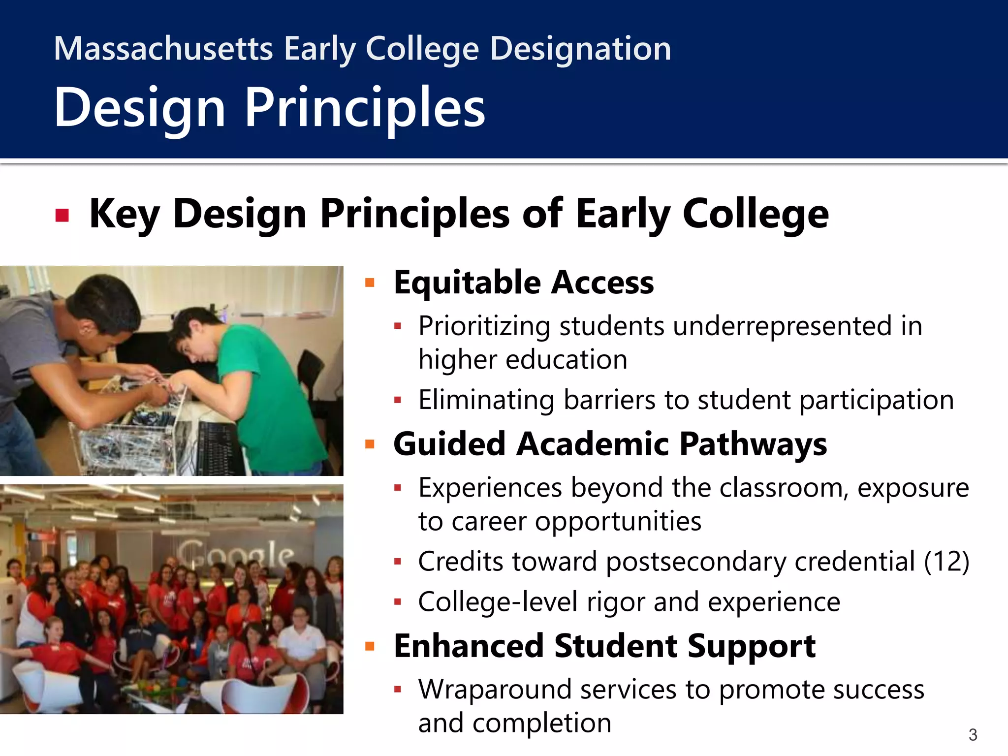 Massachusetts Early College Designation | PPTX
