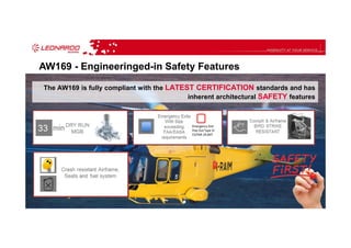 Le Bourget 2017 - AW169, the New Twin Engine Helicopter for EMES | PDF