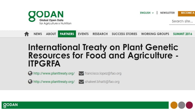 2017 06 itpgrfa | PPTX | Agriculture | Industries