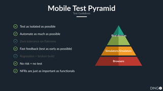 SauceCon 2017: Mobile Test Pyramid | PPT