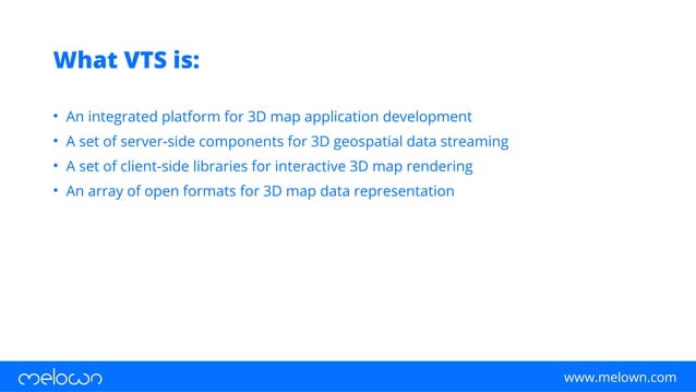 VTS 3D Map Streaming and Rendering Stack | PPT