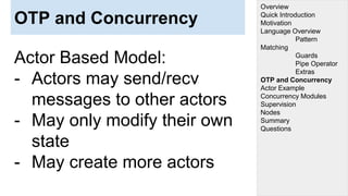Elixir and OTP | PPT