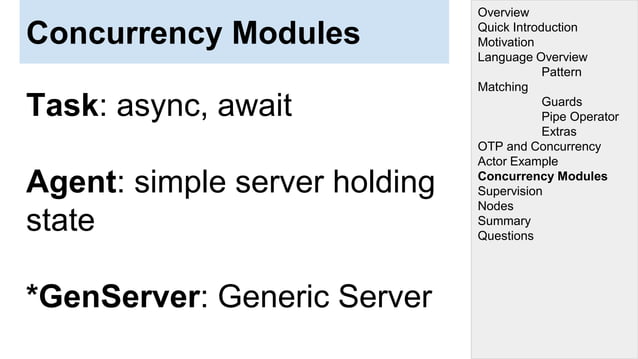 Elixir and OTP | PPT