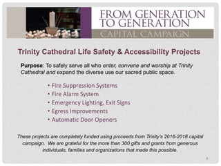 Trinity Cathedral Life Safety Improvement Projects | PPTX