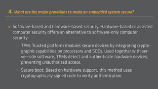 5 Things to Know about Safety and Security of Embedded Systems | PDF