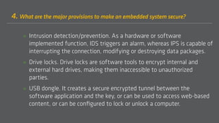 5 Things to Know about Safety and Security of Embedded Systems | PDF