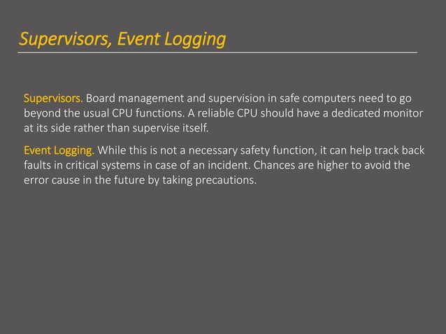 5 Techniques to Achieve Functional Safety for Embedded Systems | PPT