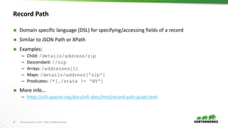 Apache NiFi Record Processing | PDF