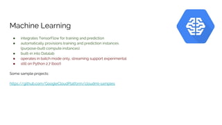 Google Cloud Platform for Data Science teams | PPT