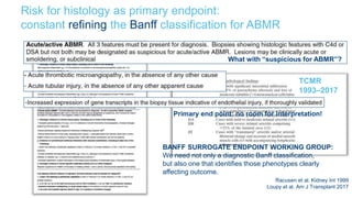 ESOT barcelona - histological endpoints in kidney transplantation ...