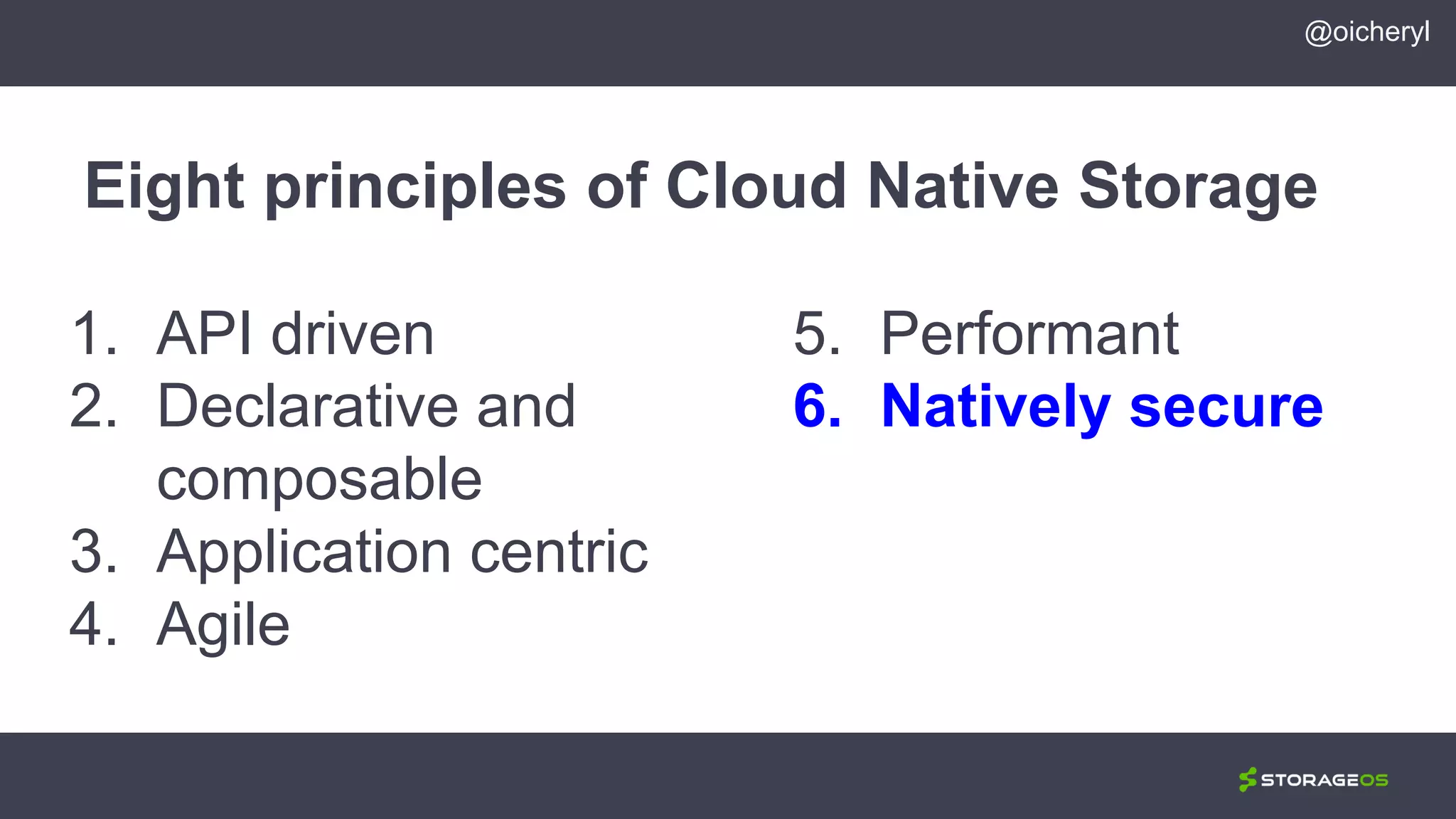 Eight principles of cloud native storage | PDF