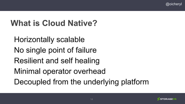 Eight principles of cloud native storage | PDF