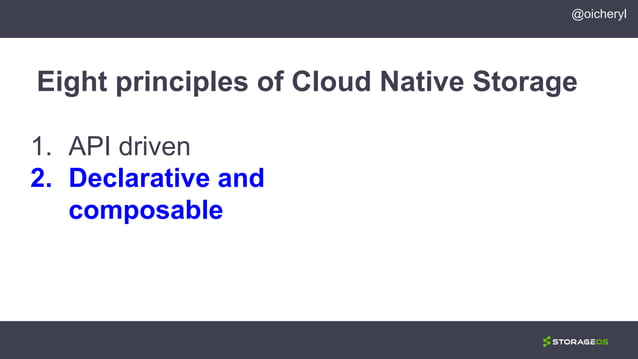 Eight principles of cloud native storage | PDF