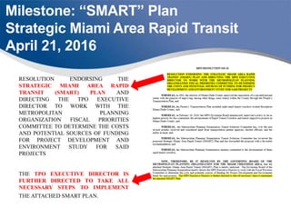 SMART Plan Milestones, Challenges & Next Steps (City of Doral Council ...
