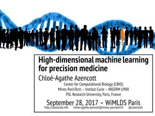 High-Dimensional Machine Learning for Medicine | PDF