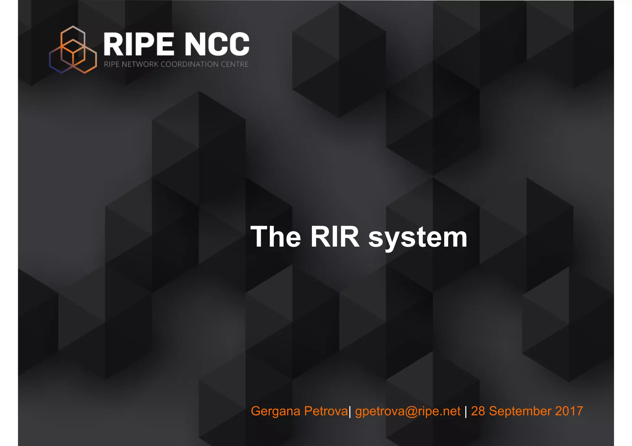 The RIR System | PDF