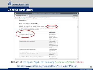 Zotero Visualisierungen | PPT