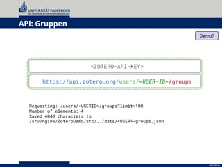 Zotero Visualisierungen | PPT