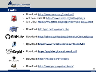 Zotero Visualisierungen | PPT