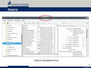 Zotero Visualisierungen | PPT