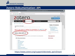 Zotero Visualisierungen | PPT