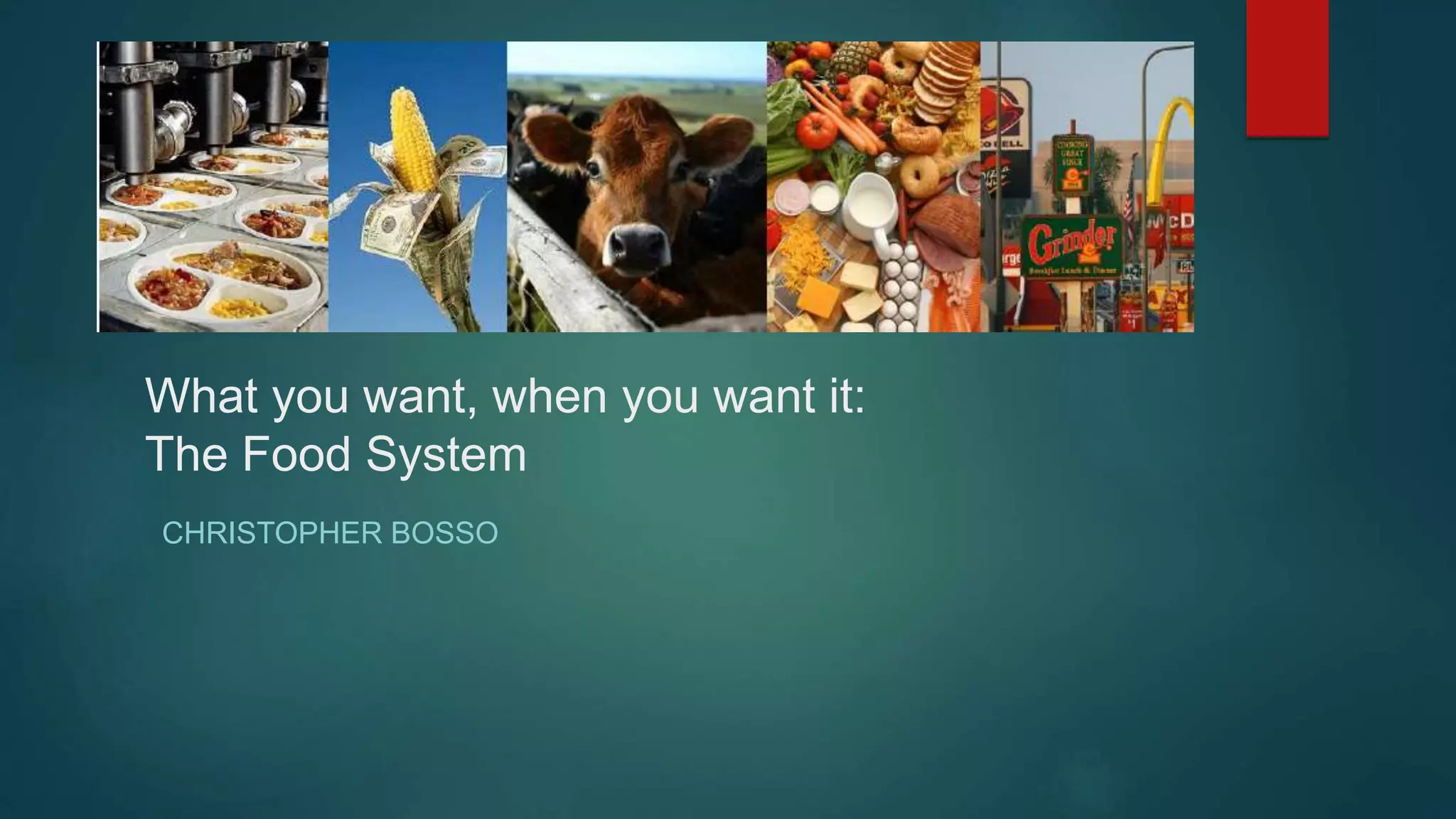 Myra Kraft Open Classroom - January 11, 2017 - The US Food System: An ...