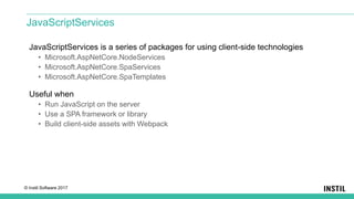 ASP .Net Core SPA Templates | PPTX | Web Development | Internet