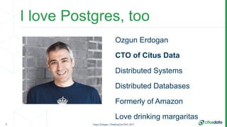 The Challenges of Distributing Postgres: A Citus Story | PPT
