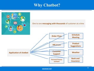 Chatbot development with Microsoft Bot Framework and LUIS | PPT
