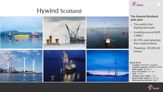 Hywind - riding the next wave of renewables | PPT