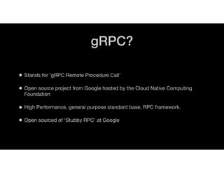 gRPC: Beyond REST | PDF | Web Development | Internet