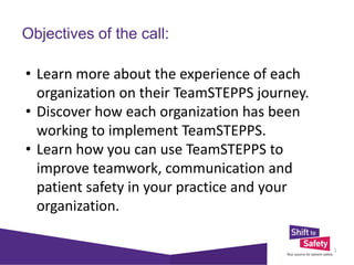 How do you spell better teamwork and communication? TeamSTEPPS®! | PDF ...