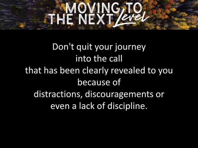Moving To The Next Level | PPT | Free Download