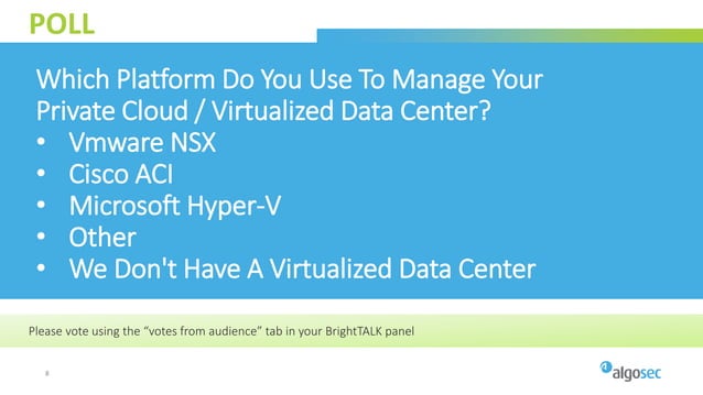 Migrating and Managing Security Policies in a Segmented Data Center | PPT