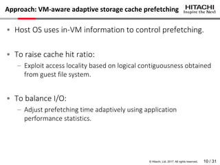 VM-aware Adaptive Storage Cache Prefetching | PDF