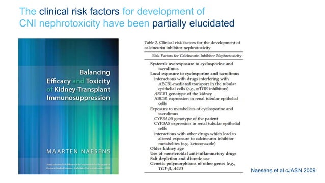 Calcineurin inhibitor nephrotoxicity - once and for all? | PPTX ...