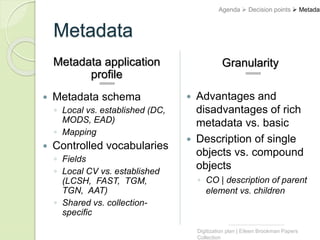 Large-scale digitization plan | UNLV Libraries, Dec 2017 | PPT