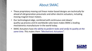Eject Divert Sort with SMAC Moving Coil Actuators | PPTX