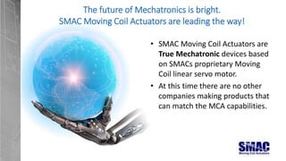 Eject Divert Sort with SMAC Moving Coil Actuators | PPTX