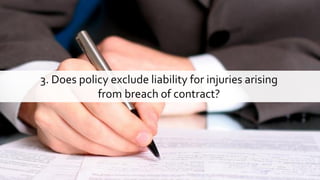 Cyber Liability Insurance Counseling and Breach Response | PPT