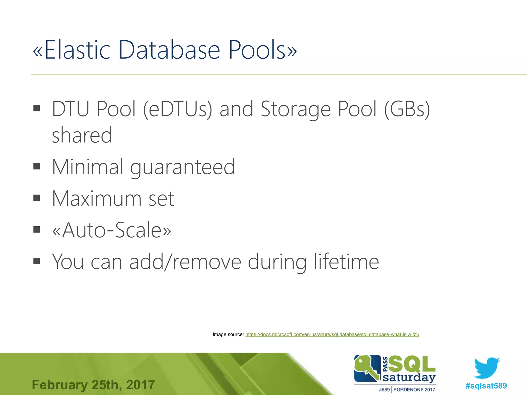 What's new with Azure Sql Database | PPT
