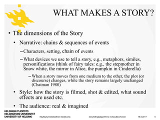 digital storytelling & the narrative & computing education | PPT