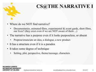 digital storytelling & the narrative & computing education | PPT