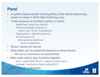 Expressing and sharing workflows | PPT