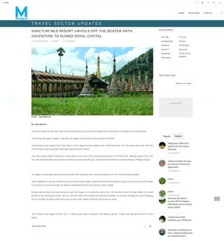 My Magical Myanmar Includes Sanctum Inle Resort's Newly Launched Sagar ...